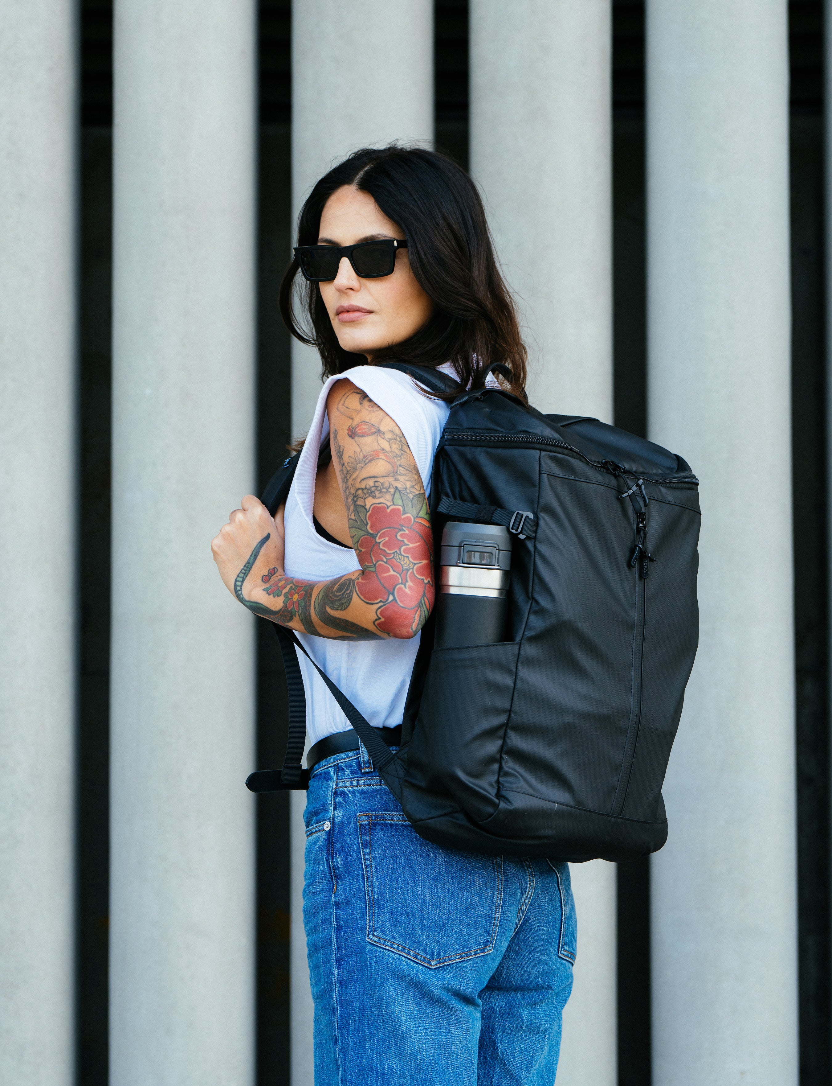 Rochester Omni Backpack “L” - Stealth Edition – Moral Bags