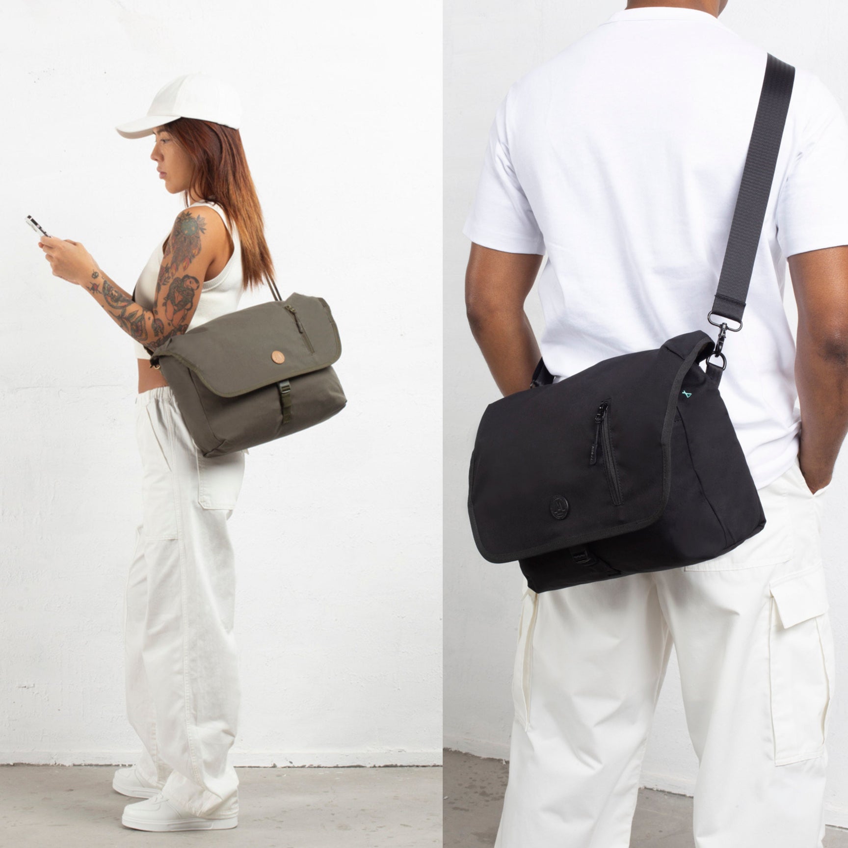 Moral Bags HK Official Northside Bostin Messenger Bag L